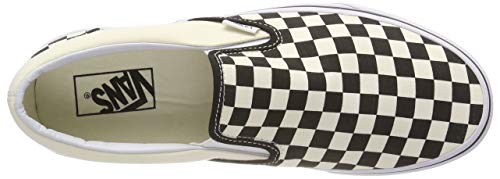 Vans Unisex Adults' Classic Slip On, Black/Off White Check, 7 UK