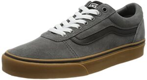 vans men’s low-top trainers sneaker, suede pewter gum, 11.5