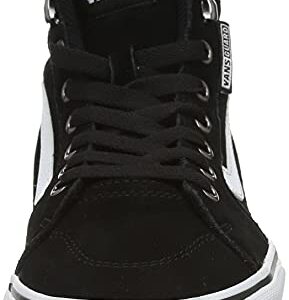 Vans Men's Hi-Top Trainers Sneaker, Suede Black Red Plaid, 12