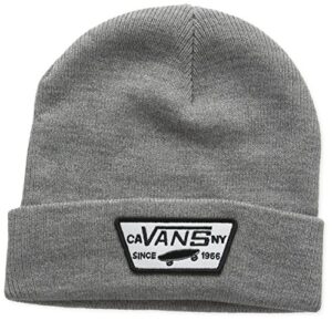 vans milford beanie one size heather grey