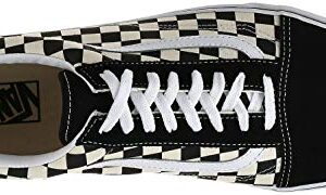 Vans Unisex Old Skool Classic Skate Shoes, (Primary Checkered) Black/White, 13.5 Women/12 Men