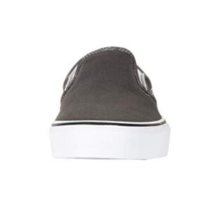 Vans Men's Classic Slip-On Core, Charcoal/White, Size 10.5