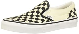 vans boys’ classic slip-on (infant/toddler) – black/white – 11