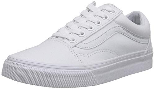 Vans Old Skool Trainers (12 M US Women / 10.5 M US Men, True White)