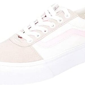 Vans Unisex Ward Platform Sneaker - Lace up Closure Style - Color Block Beige 8