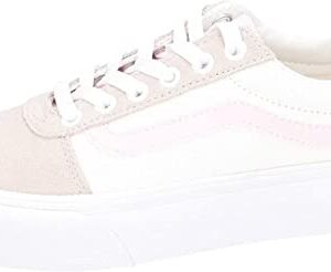 Vans Unisex Ward Platform Sneaker - Lace up Closure Style - Color Block Beige 8