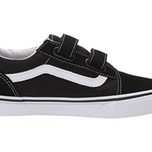 Vans Junior's Old Skool V, Black/True White, Size 6 Big Kid