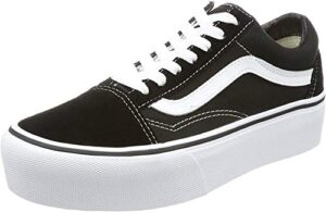 vans women’s old skool platform trainers, (black/white y28), 8.5 uk 42.5 eu