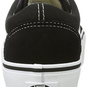 Vans Women's Old Skool Platform Trainers, (Black/White Y28), 8.5 UK 42.5 EU