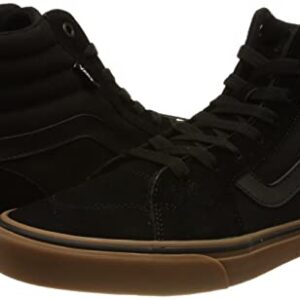 Vans Men's Sneaker, Suede Canvas Black Gum, 12