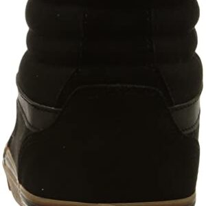 Vans Men's Sneaker, Suede Canvas Black Gum, 12