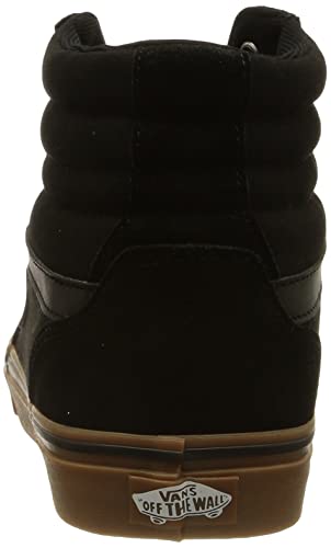 Vans Men's Sneaker, Suede Canvas Black Gum, 12