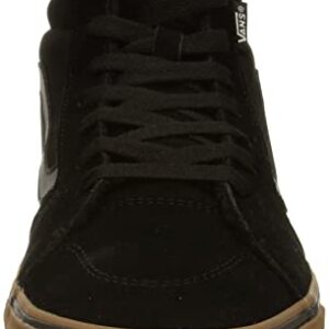 Vans Men's Sneaker, Suede Canvas Black Gum, 12