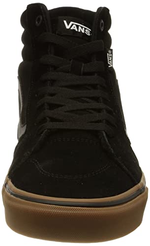 Vans Men's Sneaker, Suede Canvas Black Gum, 12