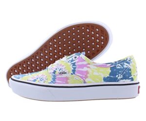 vans comfycush authentic (tie-dye) orchid/true white men’s 8.5, women’s 10 medium