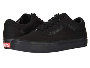 vans old skool black/black size 11.5 m us women / 10 m us men