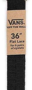 Vans Black Laces 36 Inch Shoe Laces (Default , Black), 36" 6 Eyelets