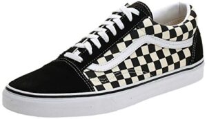 vans unisex old skool primary check black/white 9 m us