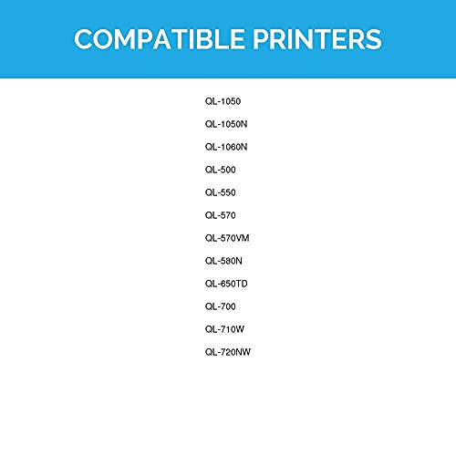 LD Compatible Address Label Replacement for Brother DK-1201 1.1 in x 3.5 in (400 Labels, 2-Pack)