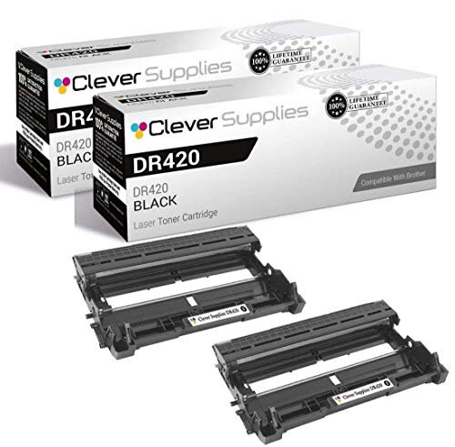 CS Compatible Drum Cartridge Replacement for Brother DR420 DR-420 2 Black