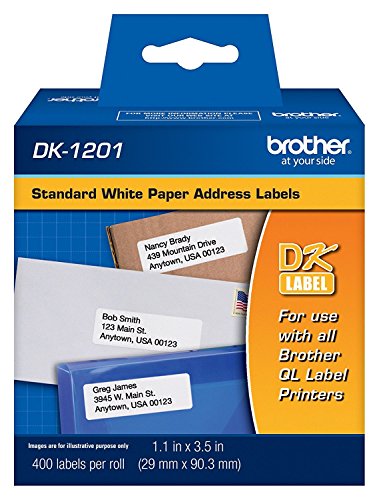 Reseller Brother DK-1201 Die-Cut Standard Address Labels (Brother 5 Pack of Rolls)