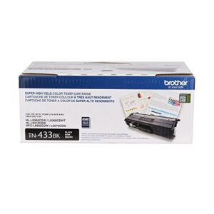 Brother Reseller TN433BK TN433C TN433M TN433Y High Yield Toner Cartridge 4-Pack - 4 Color