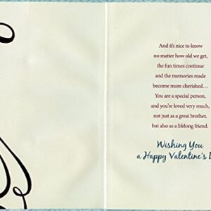 Designer Greetings Tire Swing Hand Crafted: Brother Premium Keepsake Valentine's Day Card