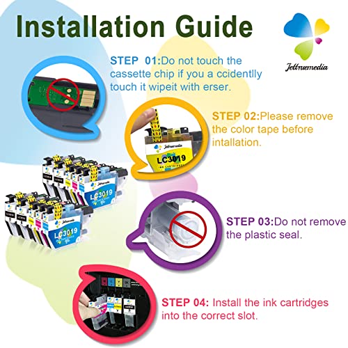 JTM LC3019 XXL Compatible Ink Cartridge Replacement for Brother LC3019XXL Work with MFC-J5330DW, MFC-J6730DW, MFC-J6930DW, MFC-J5335DW, MFC-J6530DW, 10-Pack…