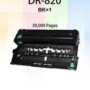 (Drum, Pack of 1) Compatible Replacement for DR820 DR-820 Drum Unit (Used for TN850 TN820 TN880 Toner) for HL-L6200DW MFC-L5900DW MFC-L5800DW MFC-L5700DW HL-L5200DWT Printer, Sold by GTS