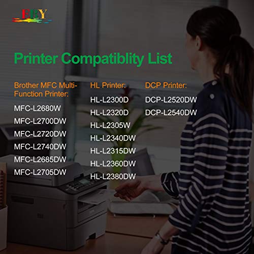 EBY Compatible Drum Replacement for Brother DR630 DR 630 DR-630 Drum Unit MFC-L2700DW HL-L2320D HL-L2380DW HL-L2340DW MFC-L2720DW MFC-L2740DW MFC-L2707DW (Black, 1-Pack)