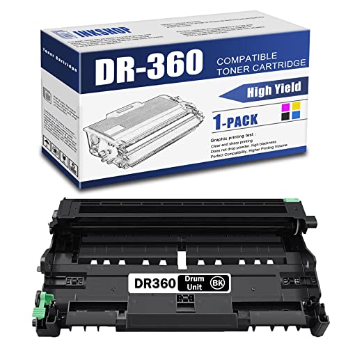 DR360 Compatible DR-360 Black Drum Unit Replacement for Brother DR-360 DCP-7030 DCP-7040 HL-2120 HL-2125 MFC-7320 MFC-7040 Toner.(1 Pack)