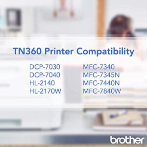 BROTHER black toner cartridge high-yield for HL-2140 HL2170W