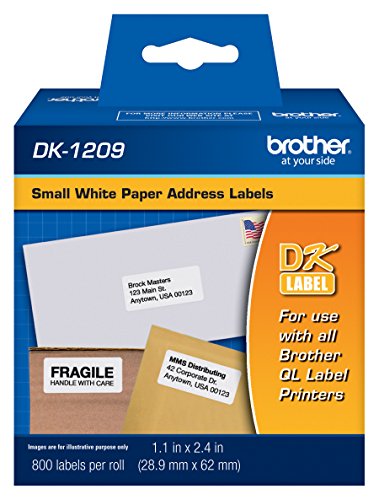 Brother DK Labels Shipping Variety Pack (DK1201 DK1202 DK1204 DK1208 DK1209)