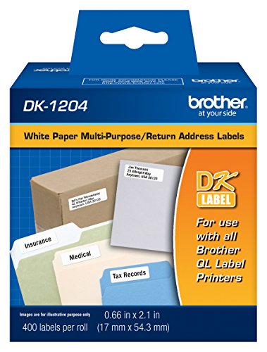 Brother DK Labels Shipping Variety Pack (DK1201 DK1202 DK1204 DK1208 DK1209)