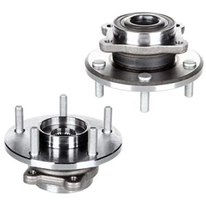 ortus uni fits pair (2) front wheel bearing hub assembly (steel)