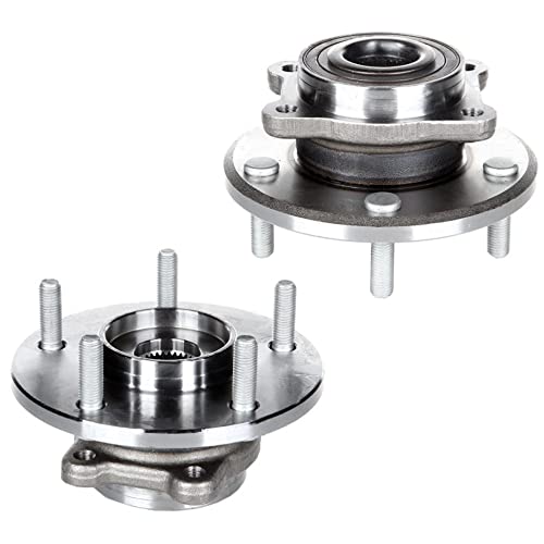 ORTUS UNI Fits Pair (2) Front Wheel Bearing Hub Assembly (Steel)