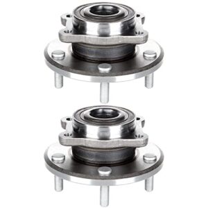 ORTUS UNI Fits Pair (2) Front Wheel Bearing Hub Assembly (Steel)