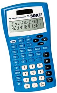 ti-30xiis? scientific calculator, blue