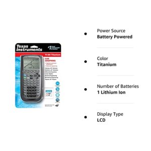 Texas Instruments TI-89 Titanium Graphing Calculator (packaging may differ) (Renewed)