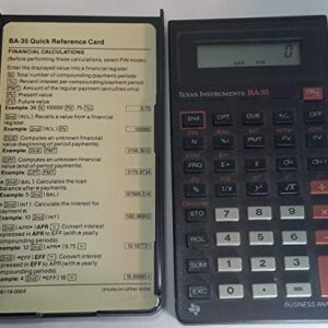 Texas Instruments BA-35 Business Calculator