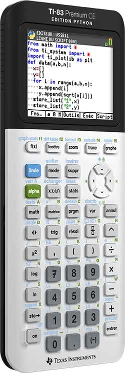 TEXAS INSTRUMENTS TI-83 Premium CE Python