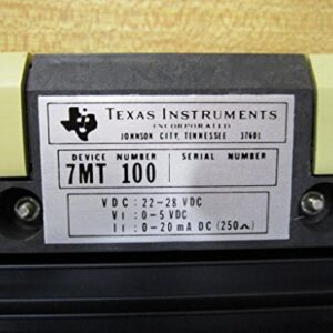 Texas Instruments 7MT 100 Analog Input