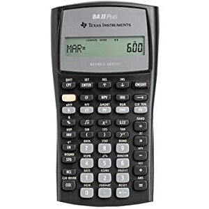 TEXAS INSTRUMENTS CALCULATRICE FINANCIÄRE TI-BA II Plus