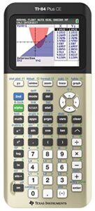 texas instruments ti-84 plus ce color graphing calculator, golden ratio (metallic)