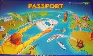 Texas Instruments Electronic Passport Talking Game of World Adventure