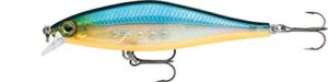 rapala sdrs09 shadow rap shad lure (3.5-inch, 0.3oz, blue ghost)