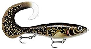 rapala x-rap otus lure with two no. 2/0 hooks, 0.5-1 m swimming depth, 25 cm size, artistic burbot