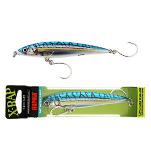 rapala x-rap unisex adult long cast shallow lure – blue mackerel, 12