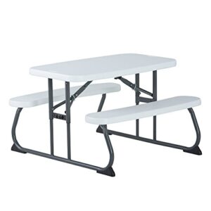 lifetime kid’s picnic table, white and black