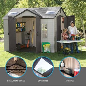 LIFETIME 10 FT. X 8 FT. OUTDOOR STORAGE SHED (Model 60001)